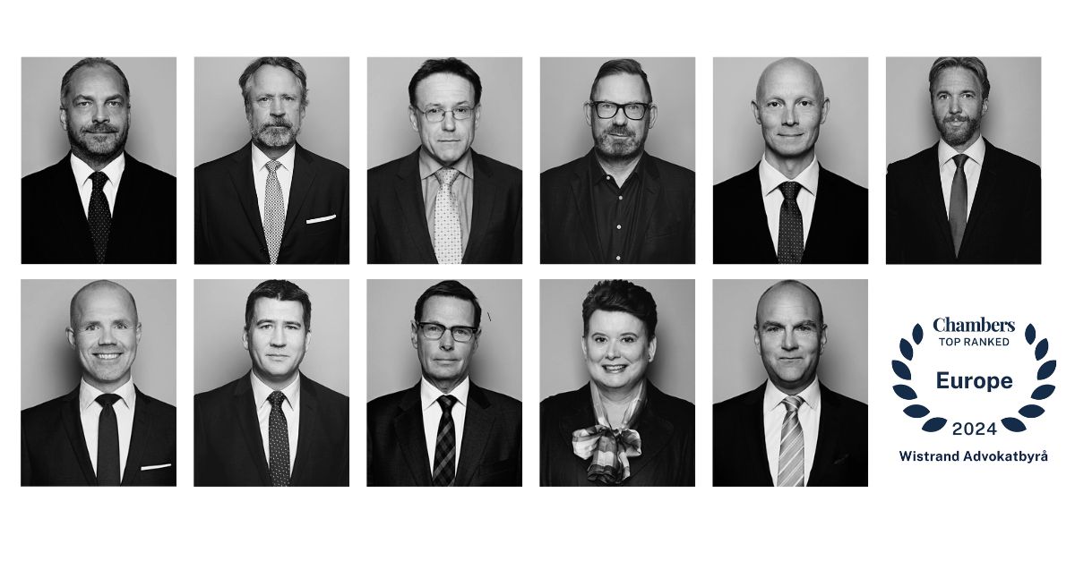 Wistrand ranked in Chambers Europe 2024