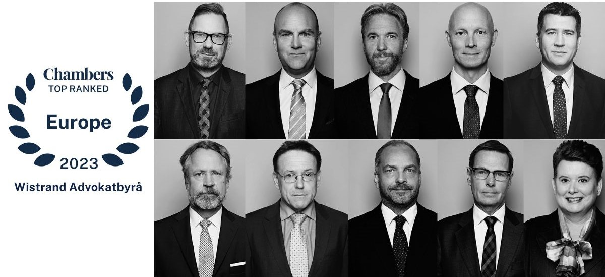 Wistrand ranked by Chambers Europe 2023